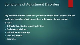 Abnormal psyc adjustment disorder | PPT