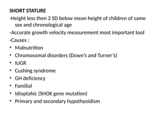 PUBERTY AND ABNORMALITIES ITS TREATMENT | PPTX