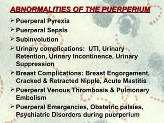 Abnormal puerperium | PPT