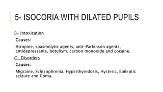 Abnormal reactions of pupil | PPTX