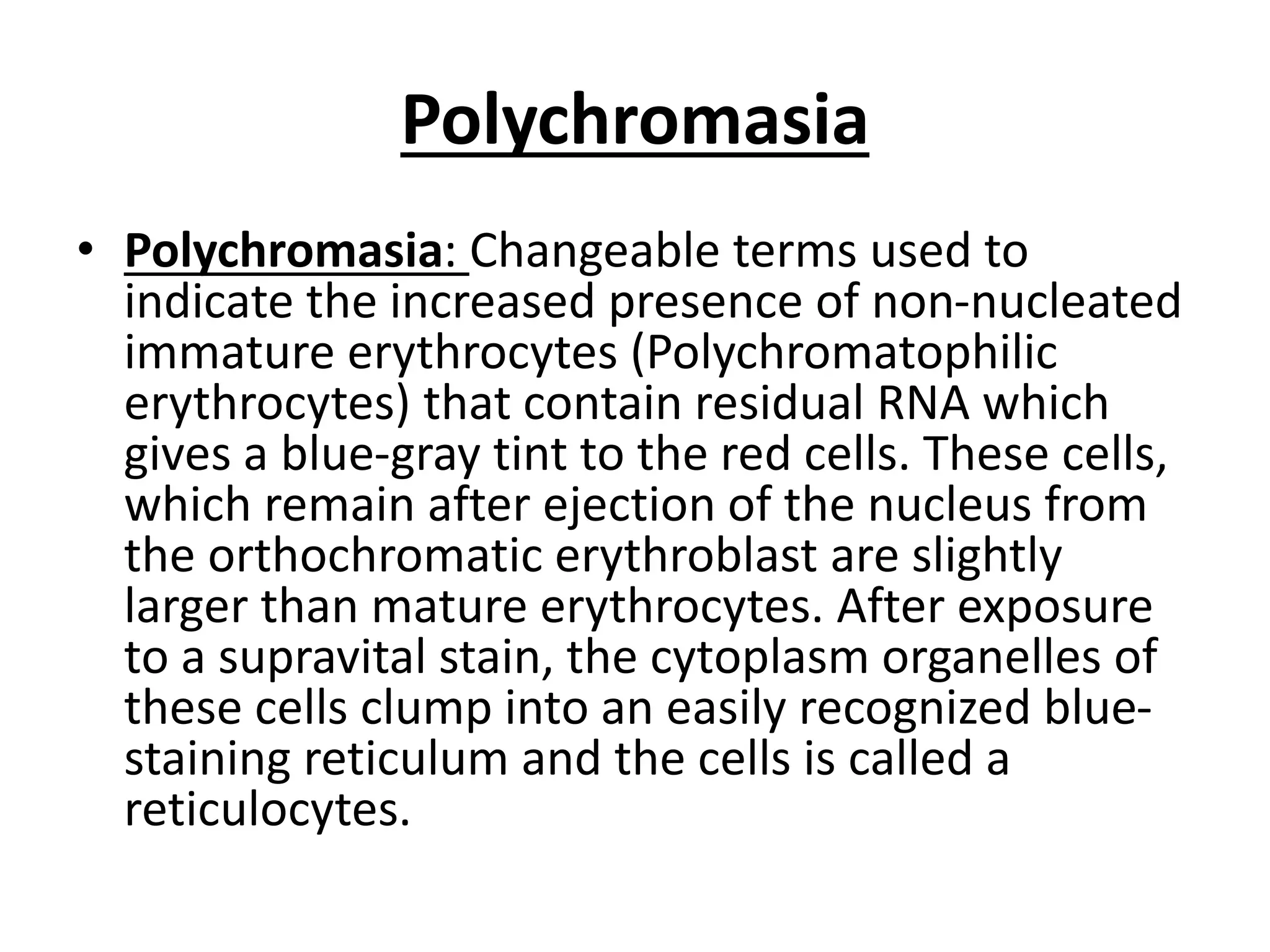 Abnormal red blood cell morphologies | PPTX