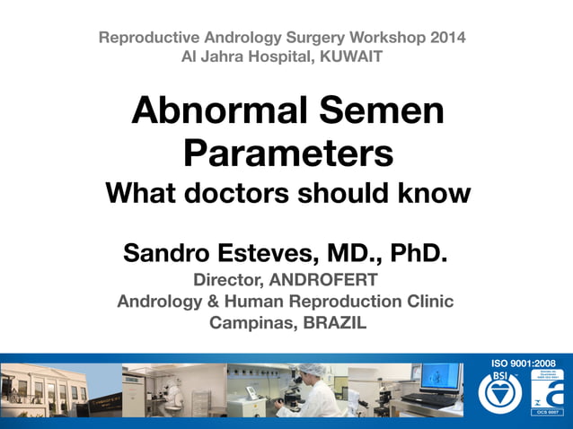 Abnormal Semen Parameters: What doctors should know | PDF | Infertility ...