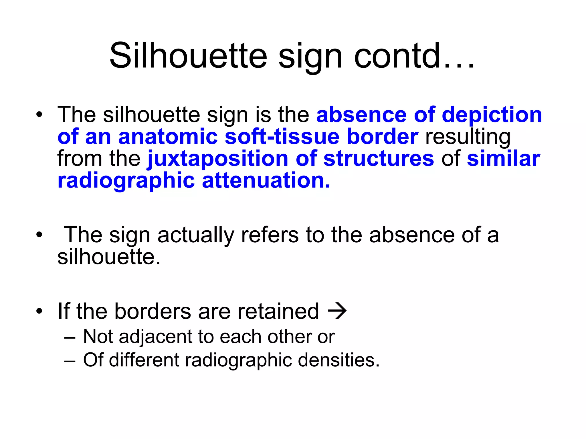 Abnormal signs in chest x ray | PPT | Lung and Respiratory Health ...