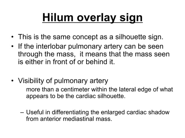 Abnormal signs in chest x ray | PPT | Lung and Respiratory Health ...