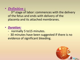Abnormal third stage | PPTX