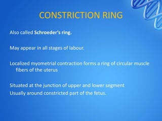 Abnormal uterine action | PPTX