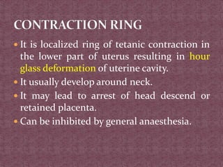 Abnormal uterine action | PPTX