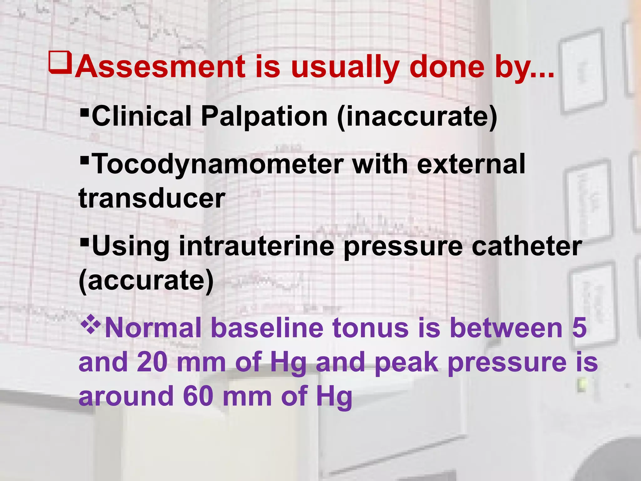 Abnormal uterine action | PPT