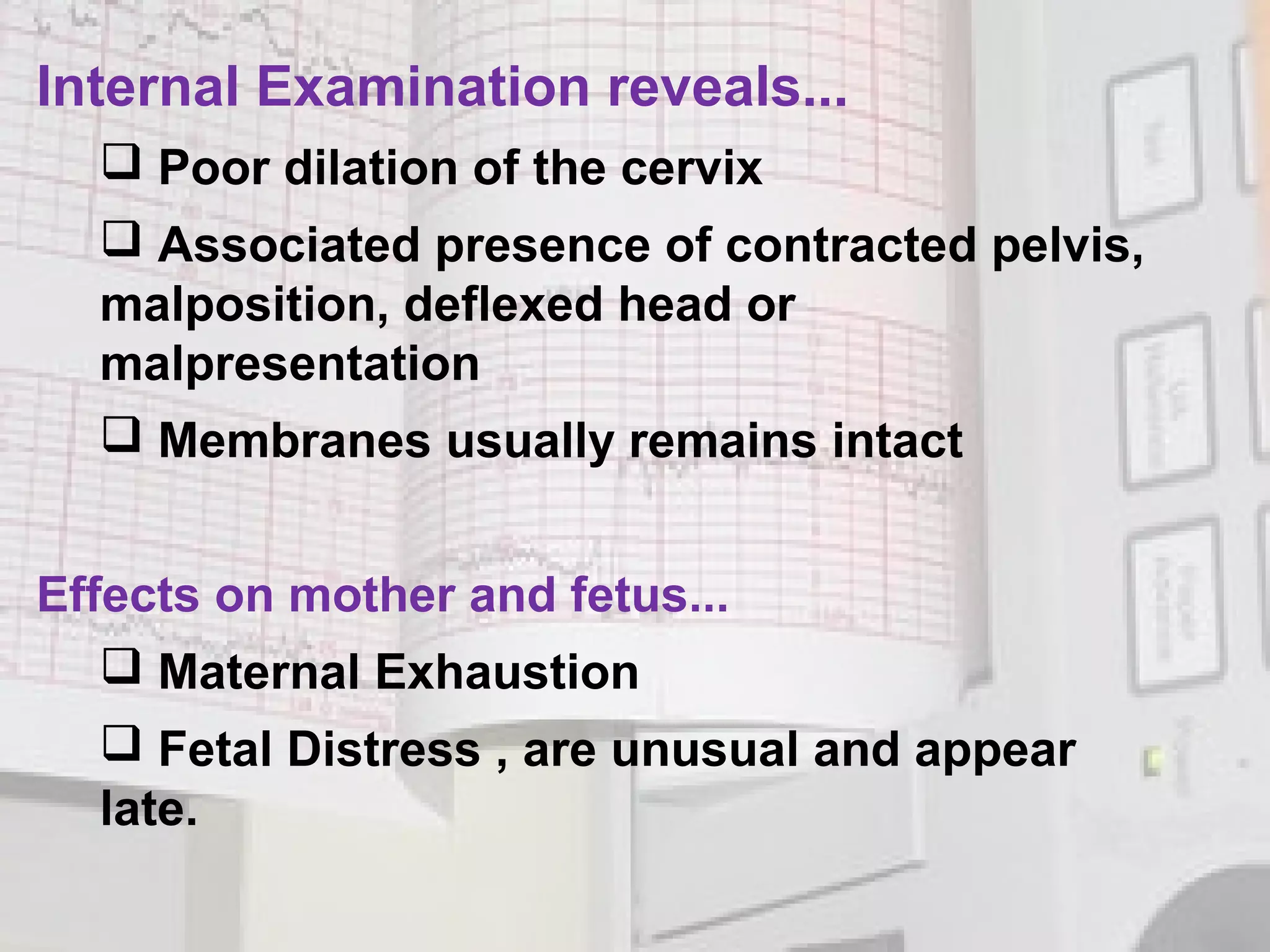 Abnormal uterine action | PPT