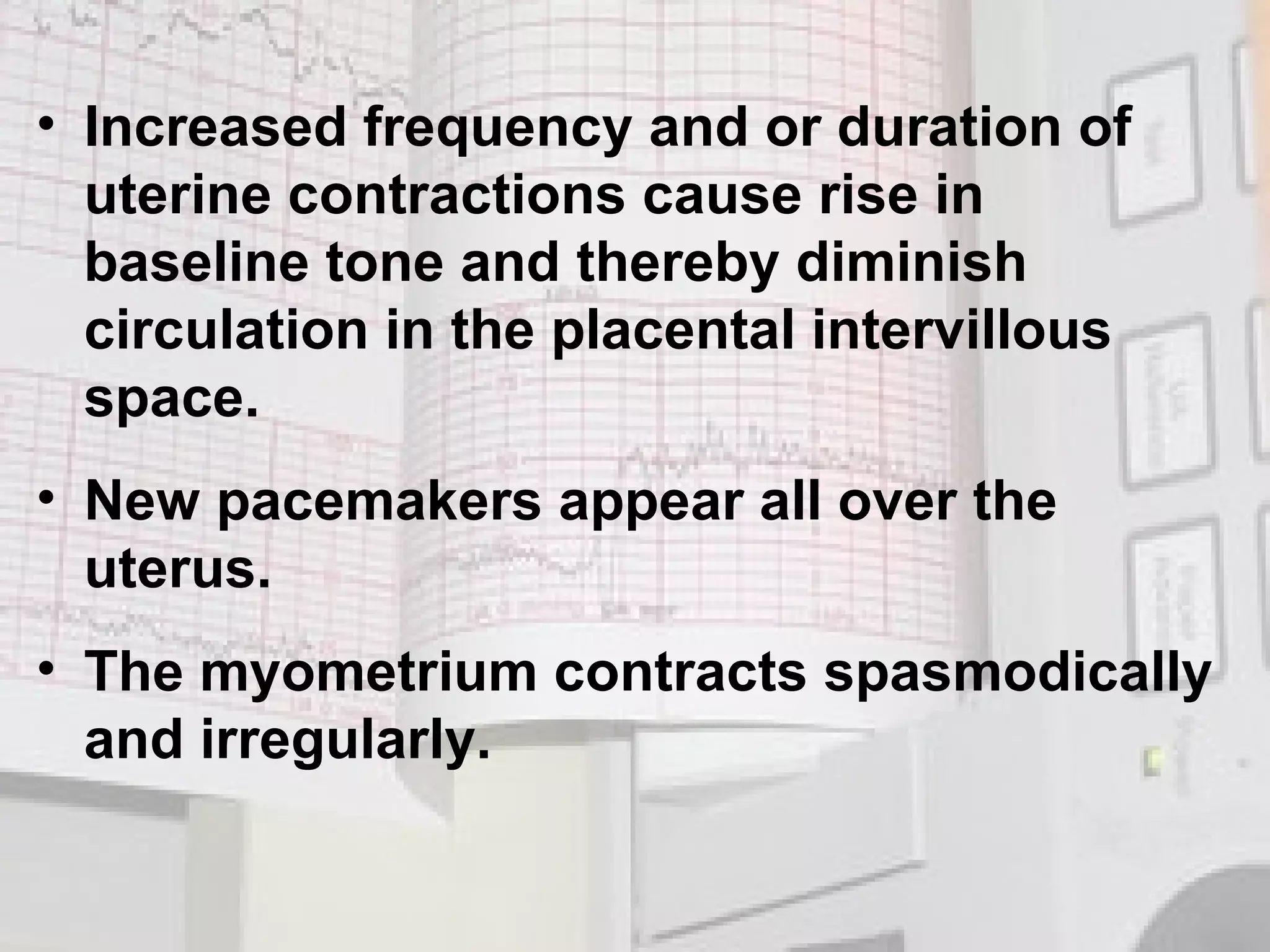 Abnormal uterine action | PPT