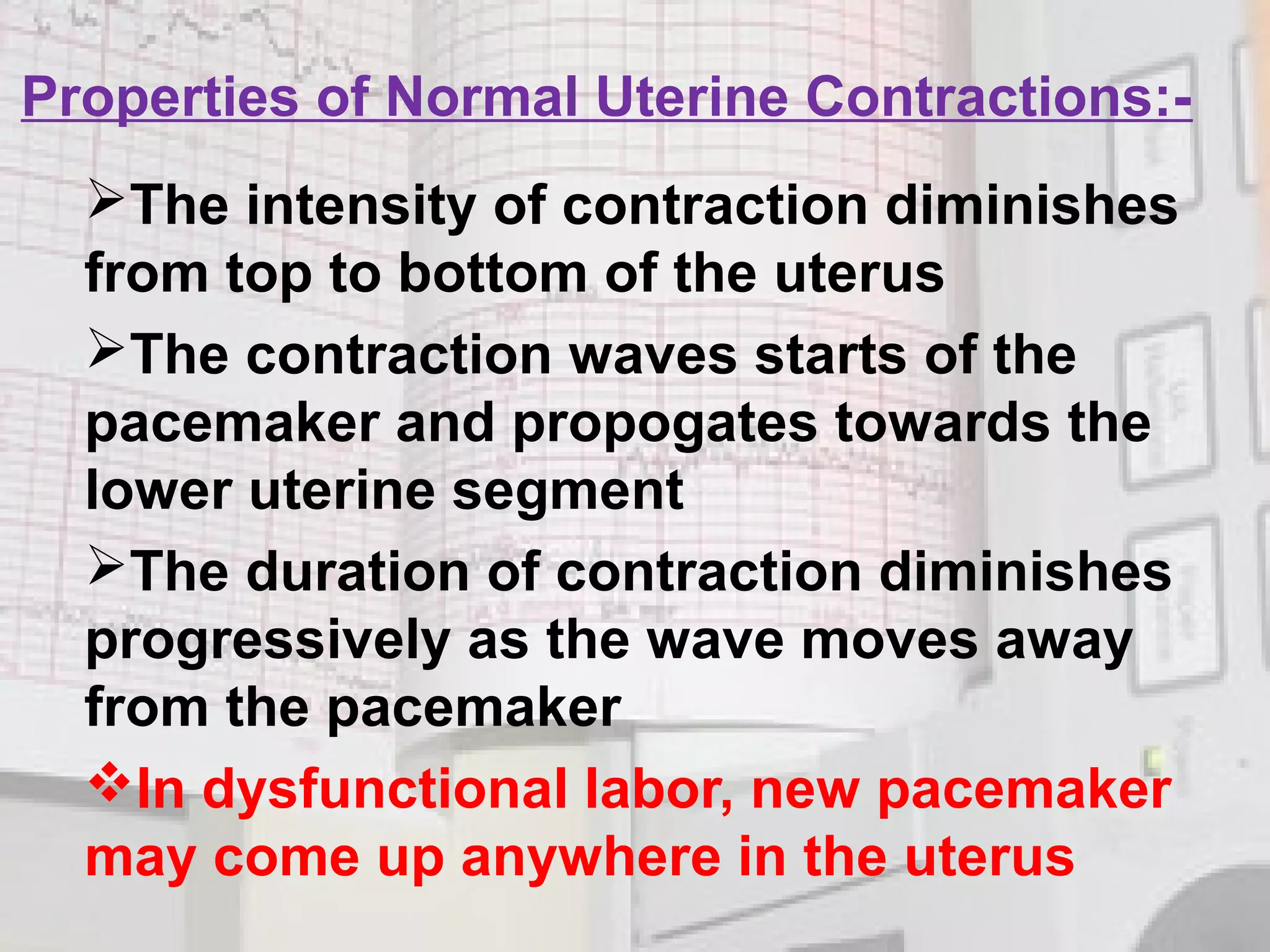 Abnormal uterine action | PPT