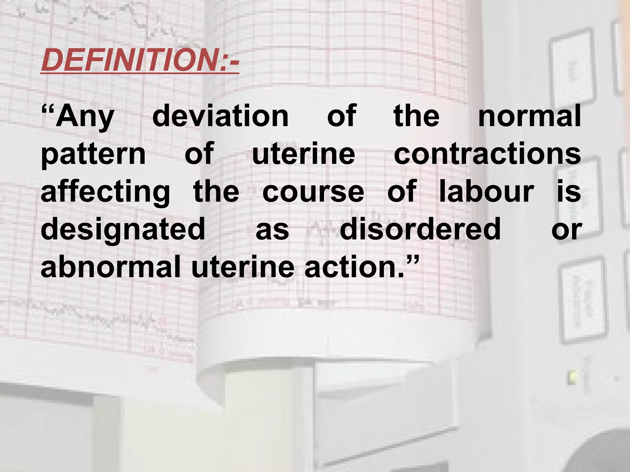 Abnormal uterine action | PPT