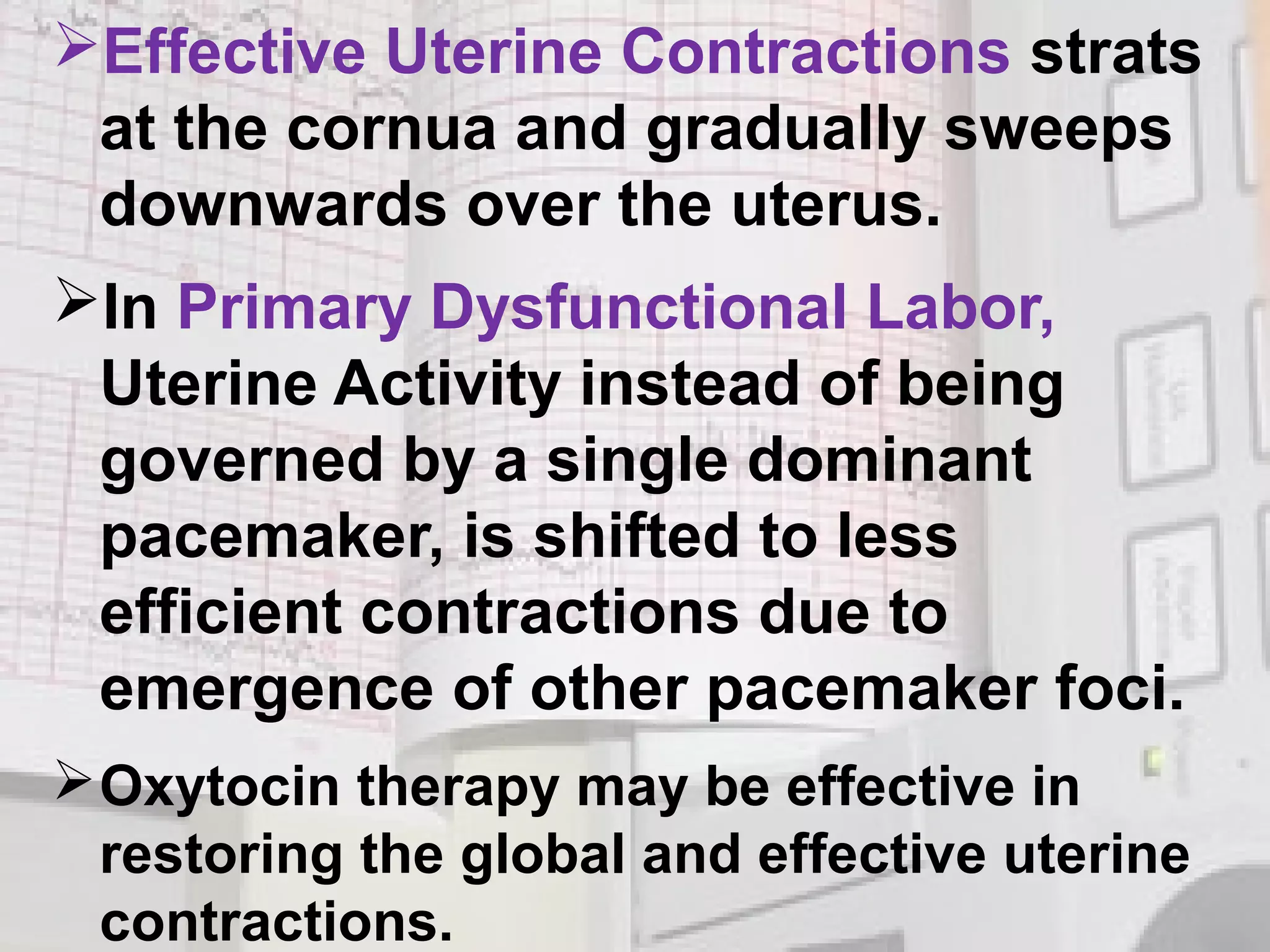 Abnormal uterine action | PPT