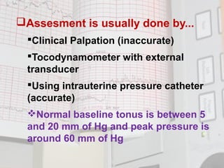 Abnormal uterine action | PPT