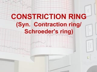 Abnormal uterine action | PPT