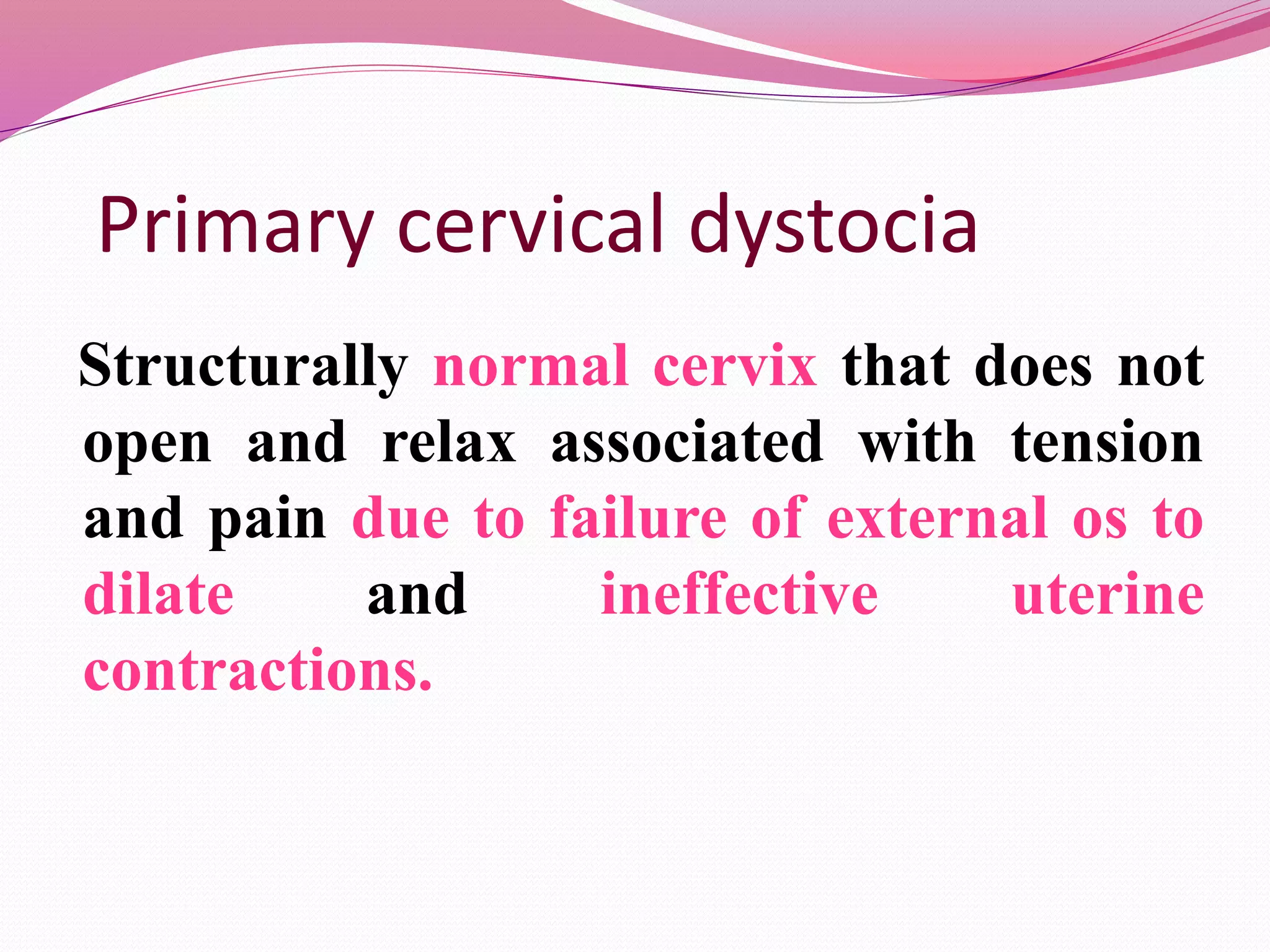 Abnormal uterine action | PPTX