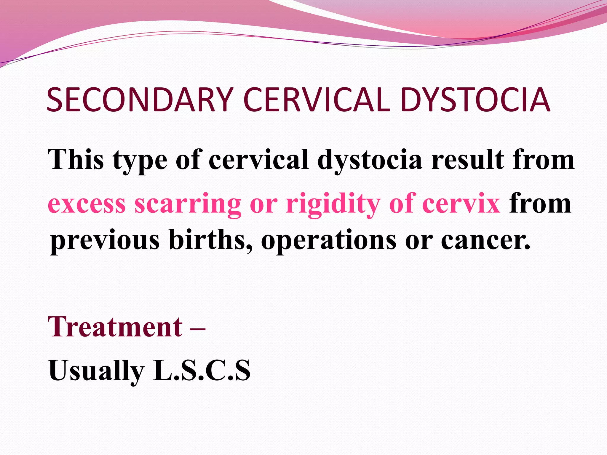 Abnormal uterine action | PPTX
