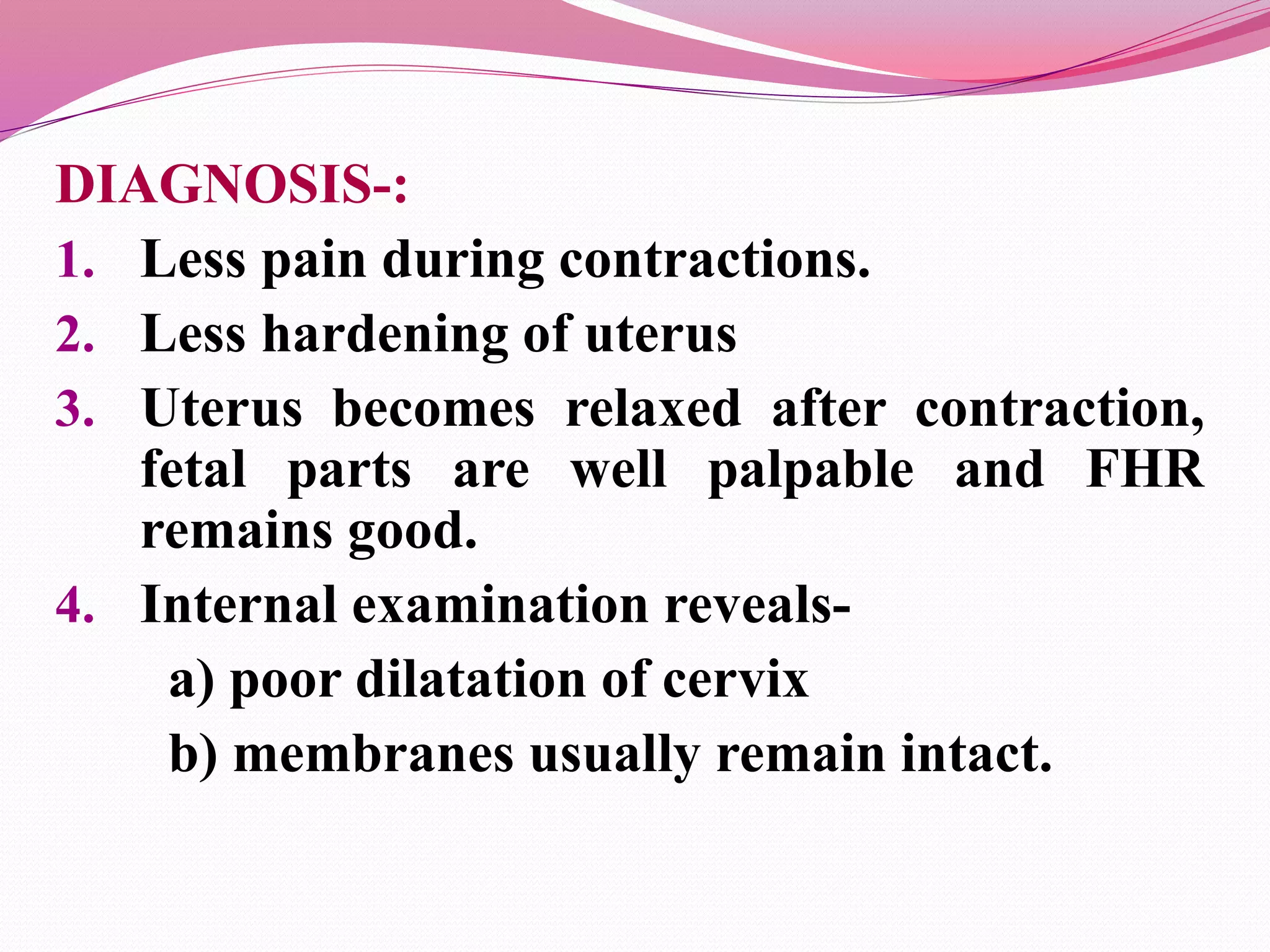Abnormal uterine action | PPTX