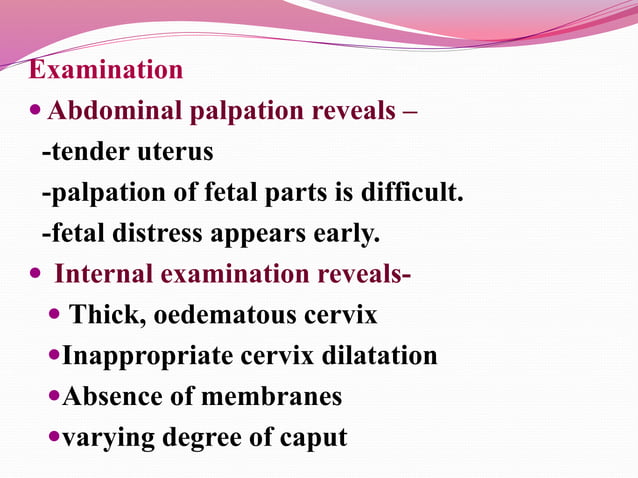 Abnormal uterine action | PPTX