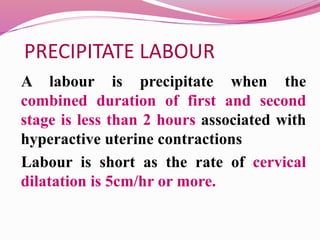 Abnormal uterine action | PPTX