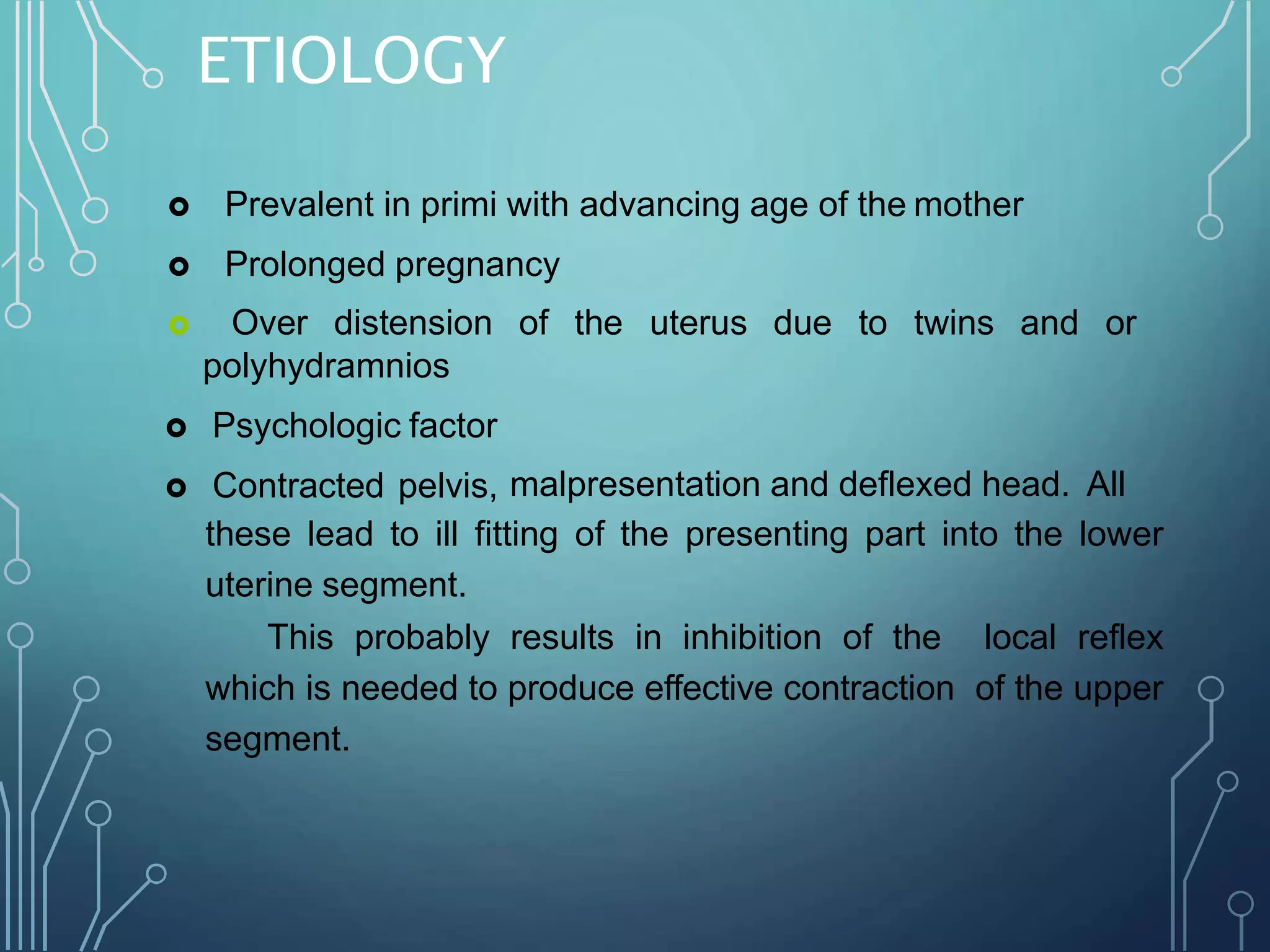 Abnormal uterine action | PPTX