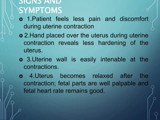 Abnormal uterine action | PPTX