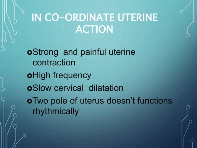 Abnormal uterine action | PPTX
