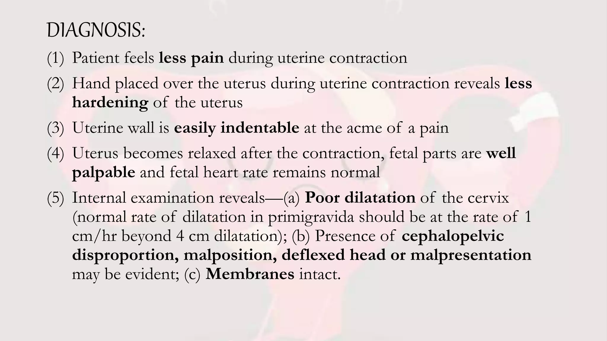 Abnormal uterine action | PPTX