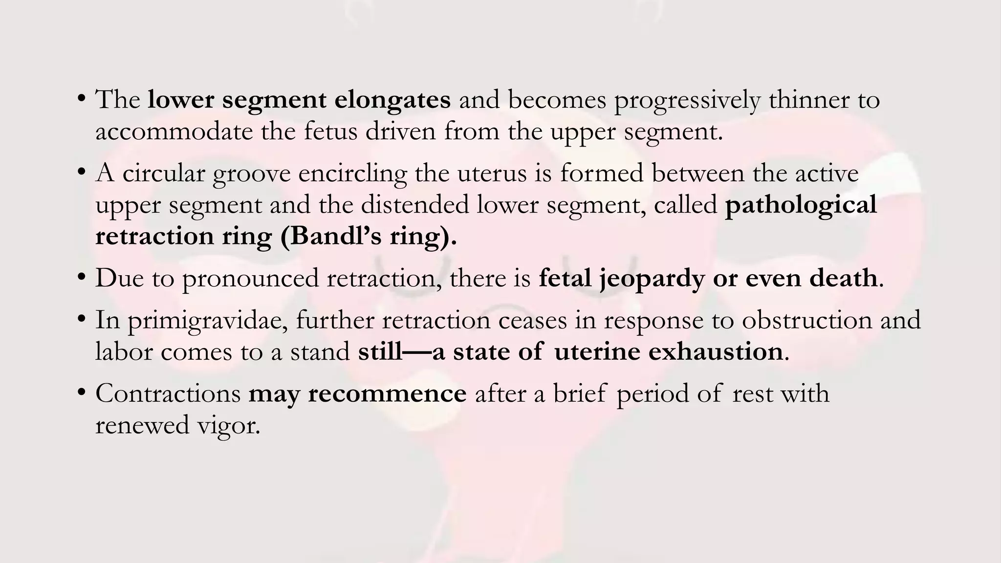 Abnormal uterine action | PPTX