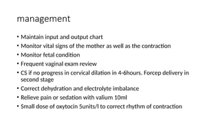 inbreoduction to Abnormal uterine action | PPTX