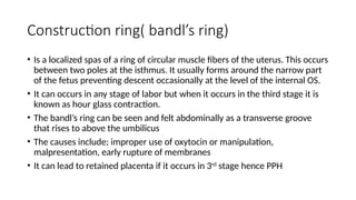 inbreoduction to Abnormal uterine action | PPTX
