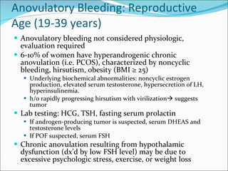 Abnormal uterine bleeding and Management | PPT