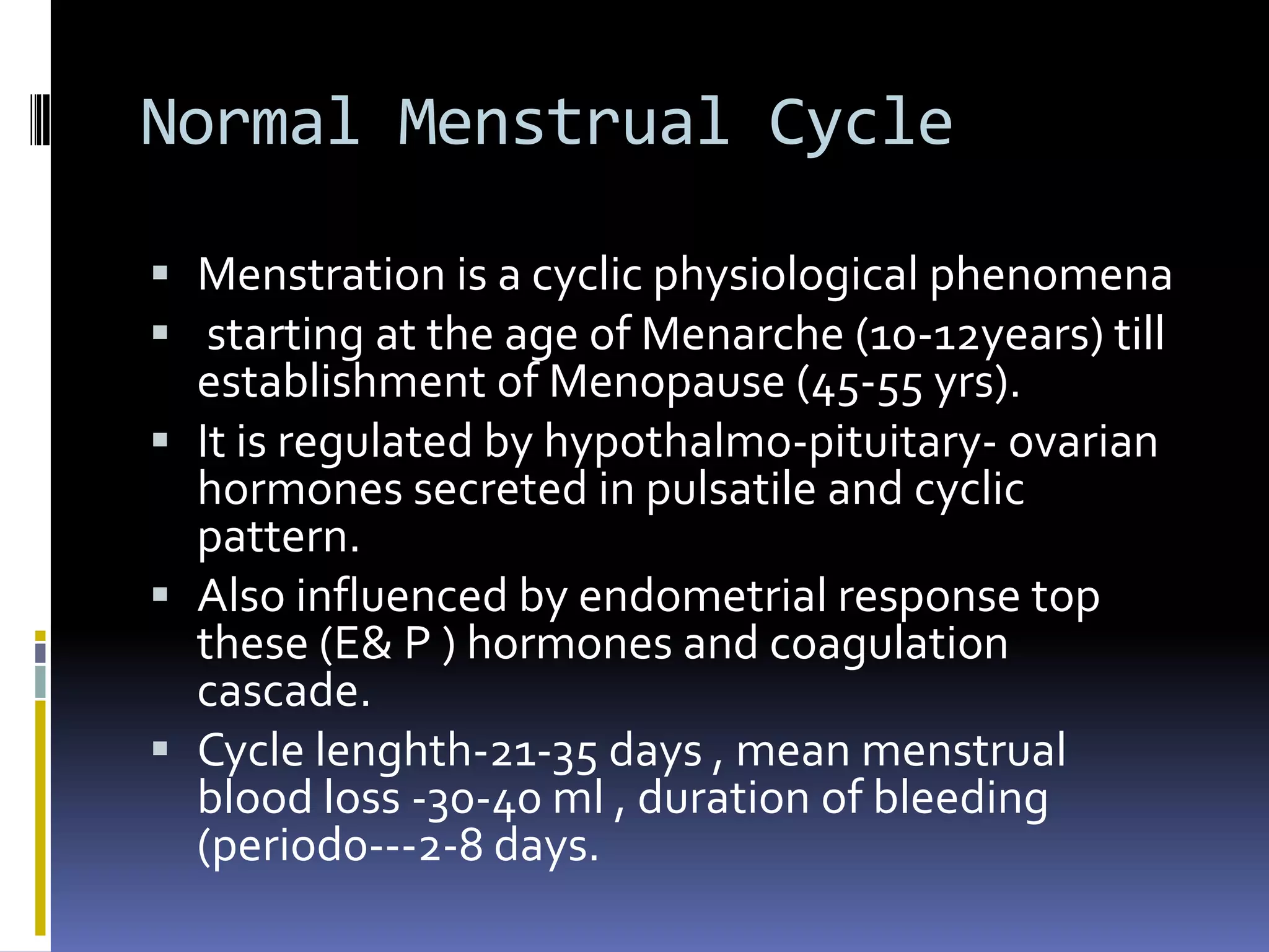 Abnormal uterine bleeding | PPTX