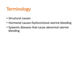 abnormaluterinebleeding | PDF