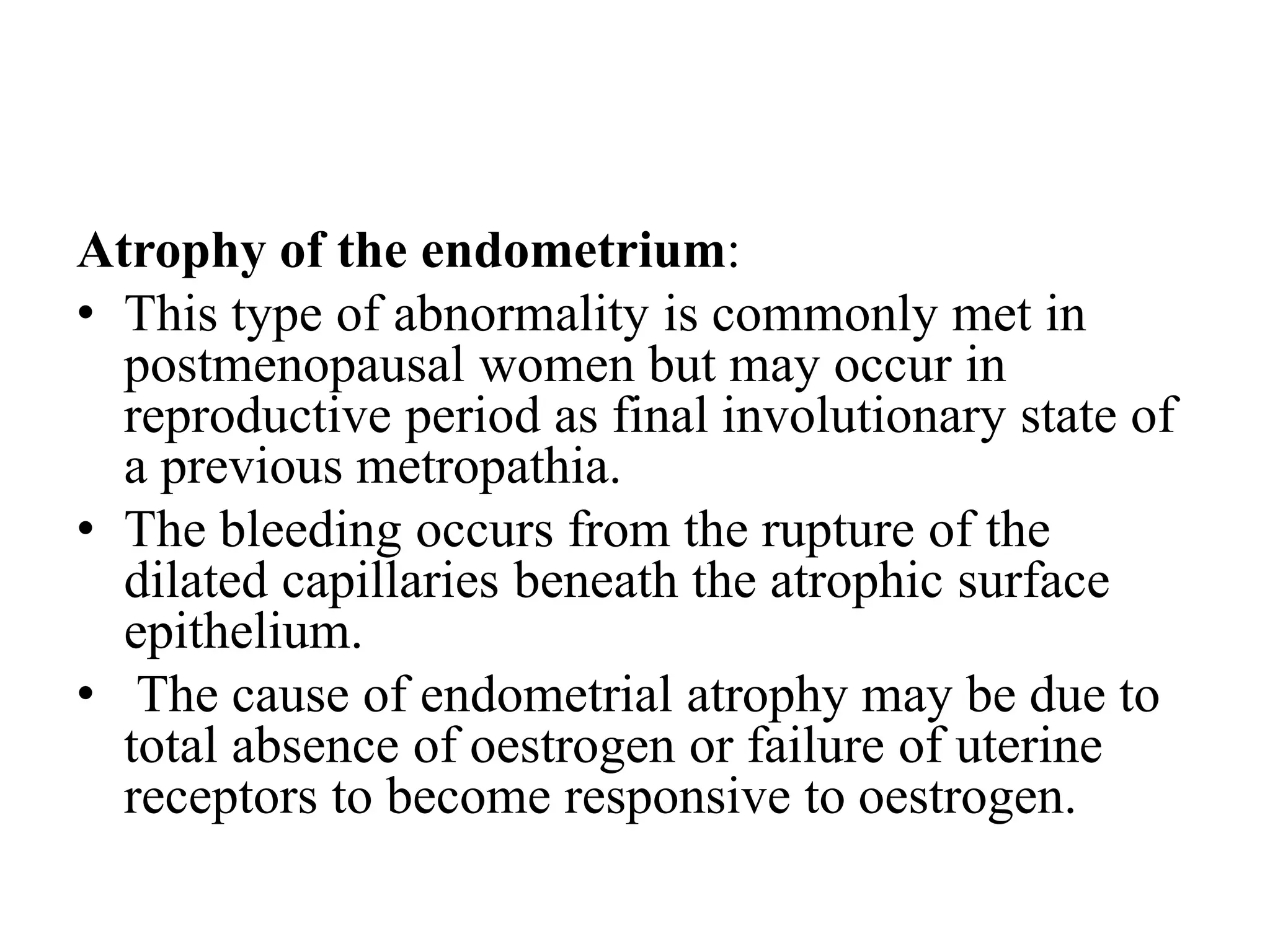 Abnormal uterine bleeding | PPTX