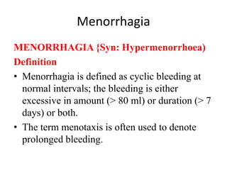 Metrorrhagia
