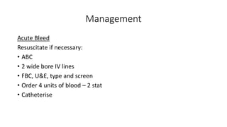 Abnormal uterine bleeding | PPTX