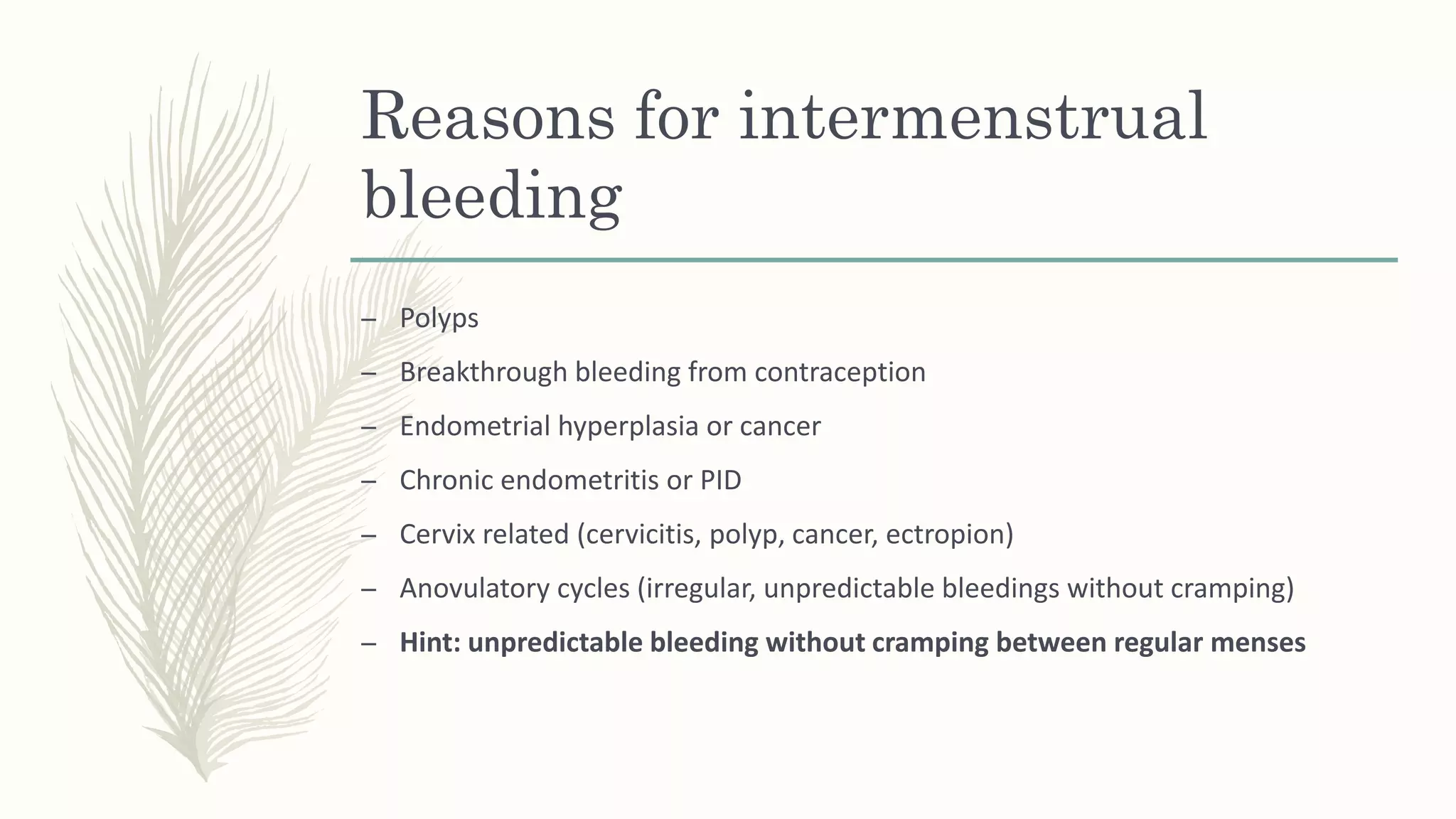 Brief Review of Abnormal Uterine Bleedings | PPT