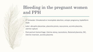 Brief Review of Abnormal Uterine Bleedings | PPTX