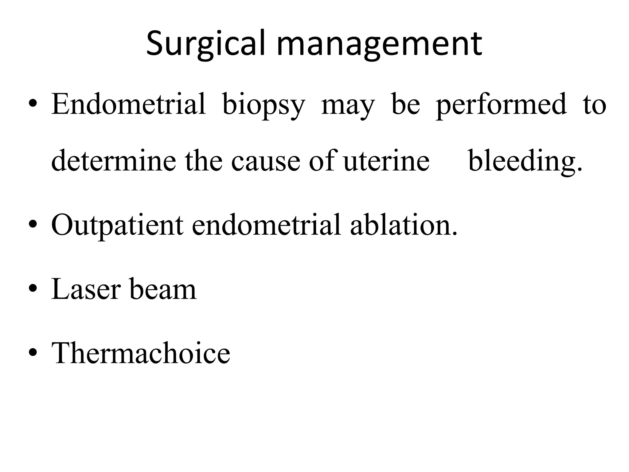 Abnormal uterine bleeding | PPTX