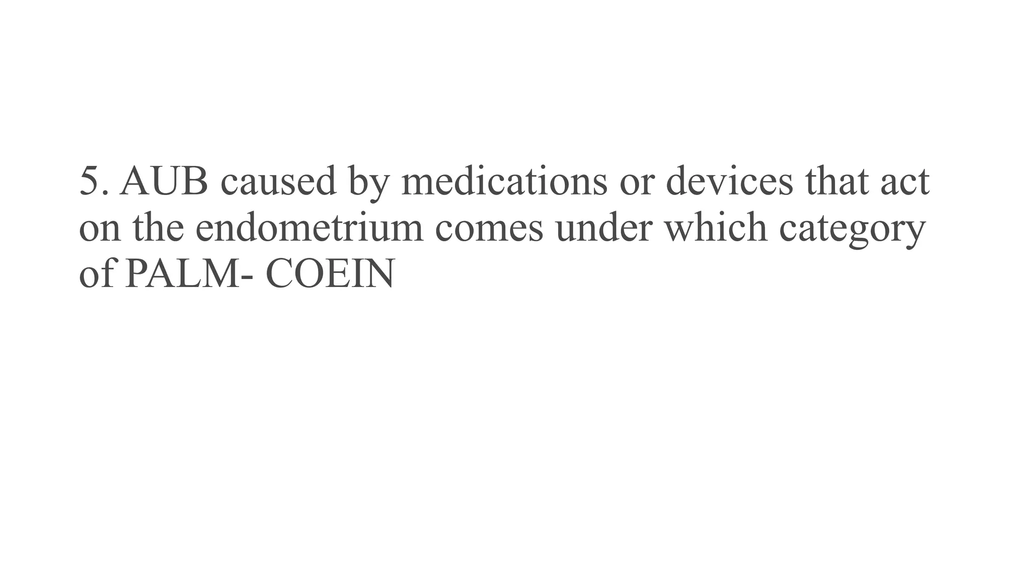 abnormal uterine bleeding.pptx | Free Download