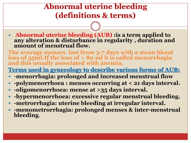 Abnormal Uterine Bleeding .pptx