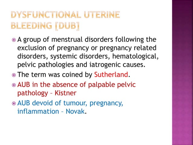Abnormal Uterine Bleeding.pptx | Menopause | Endocrine and Metabolic Diseases