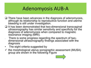 Abnormal uterine bleeding .pptx