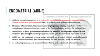 CONTINOUS MEDICAL EDUCATION ABNORMAL UTERINE BLEEDING | PPTX ...