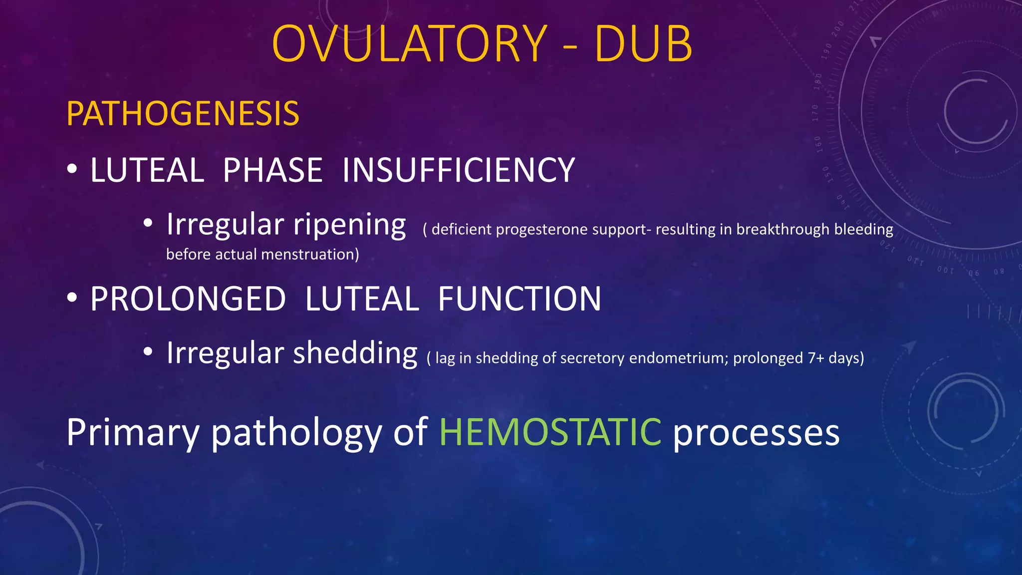Abnormal Uterine Bleeding (AUB) -Etiopathogenesis | PPTX