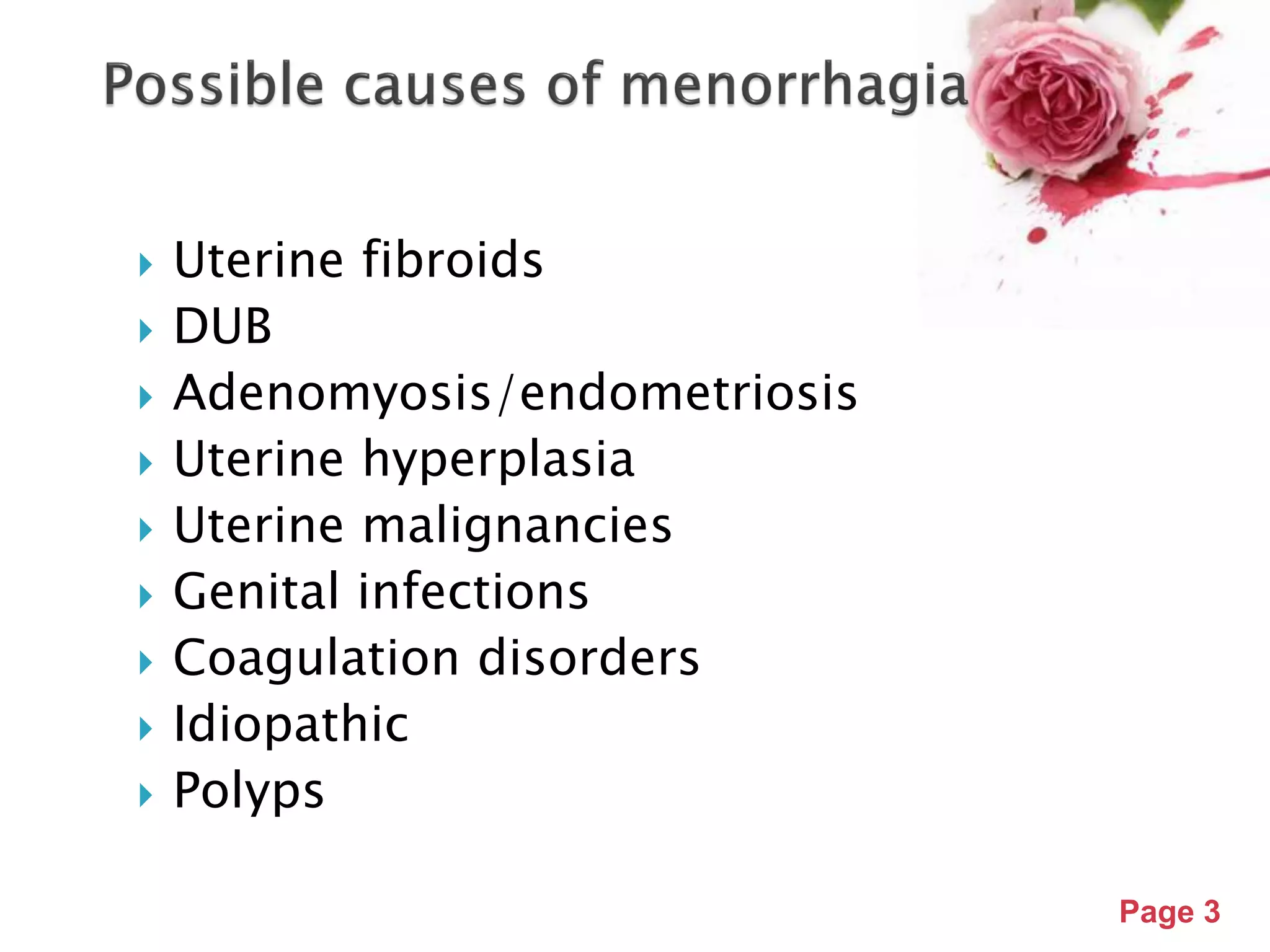 Abnormal uterine bleeding prof jamiyah hassan | PDF