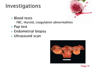 Abnormal uterine bleeding prof jamiyah hassan | PDF