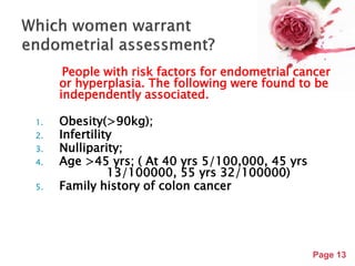Abnormal uterine bleeding prof jamiyah hassan | PDF