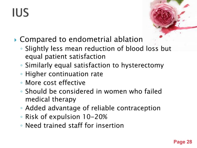Abnormal uterine bleeding prof jamiyah hassan | PPT